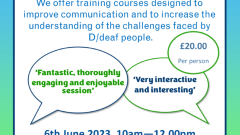 Deaf Awareness Training - Deafness Resource Centre